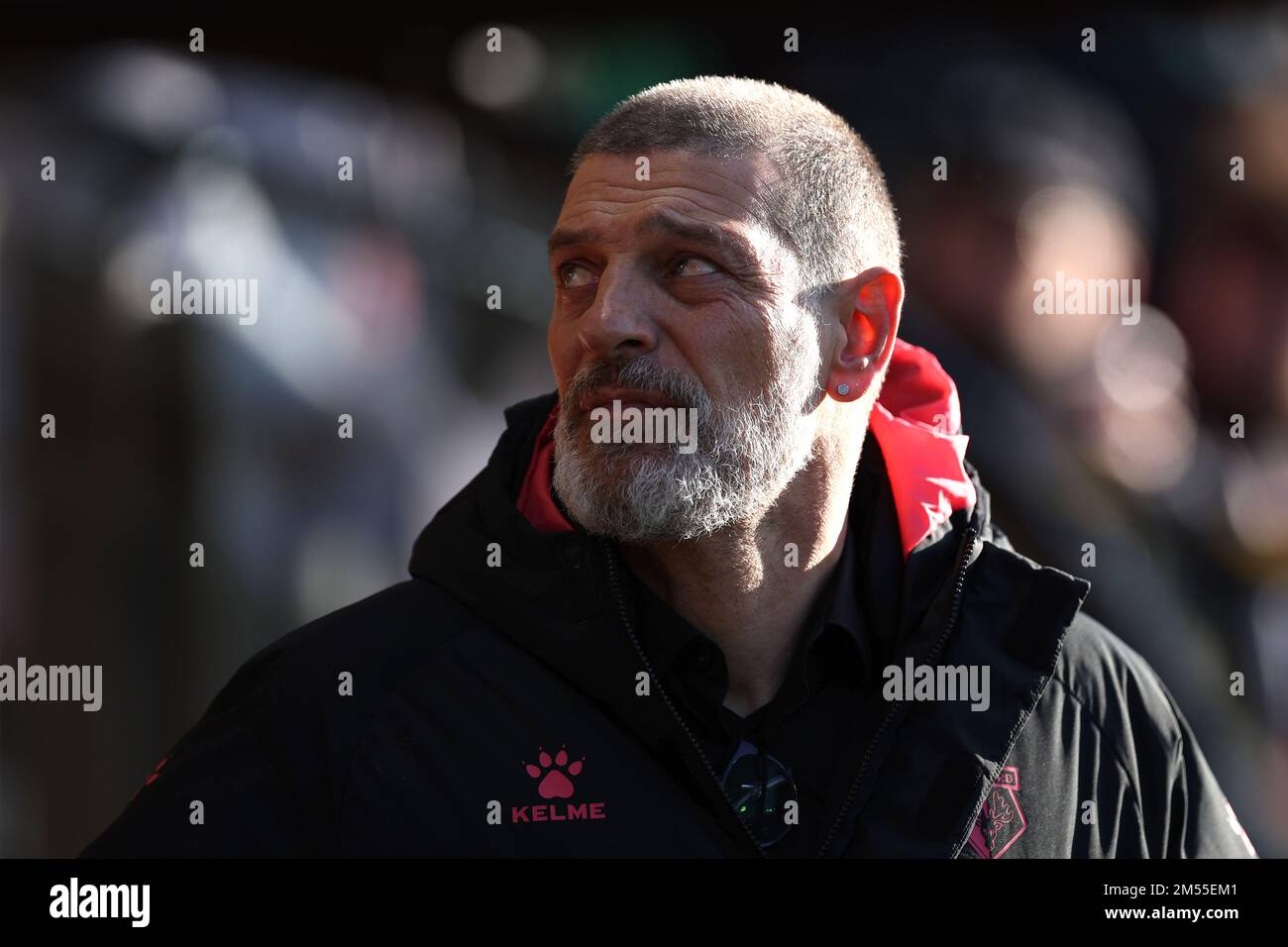 Watford manager Slaven Bilic prior to kick-off in the Sky Bet ...