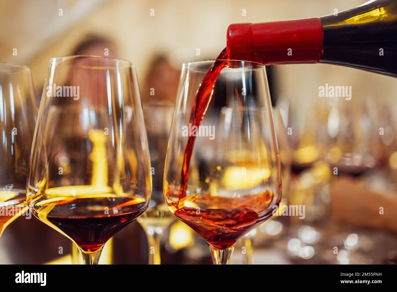 Taste goblets hi-res stock photography and images - Alamy