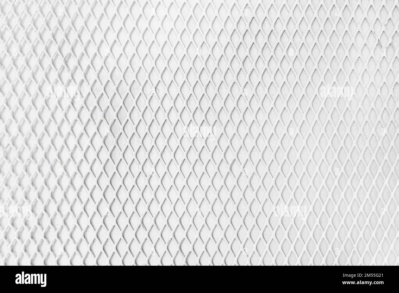 Steel white protective grille with mesh background texture and pattern ...