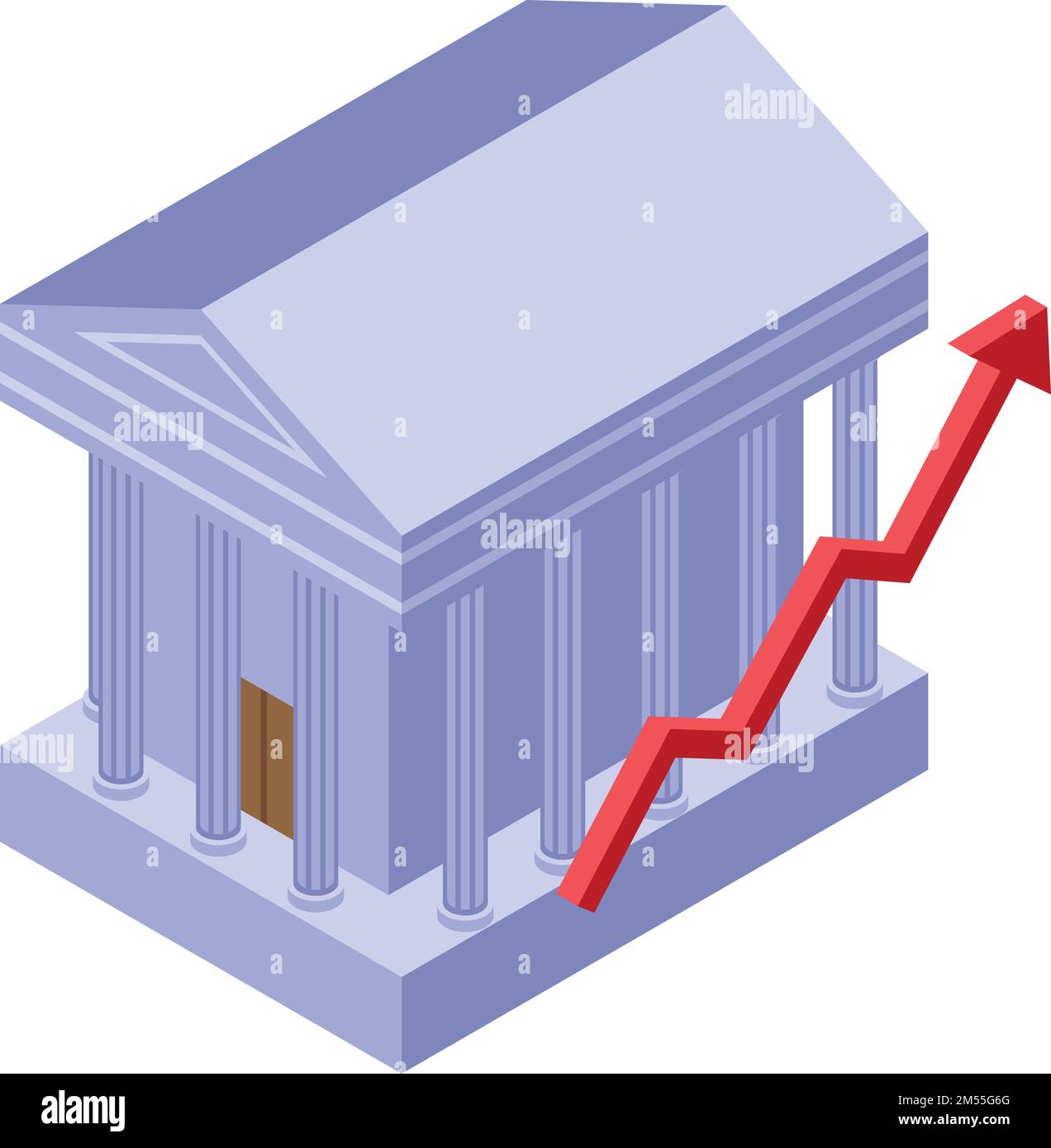 Bank business icon isometric vector. Director team. Career money Stock ...