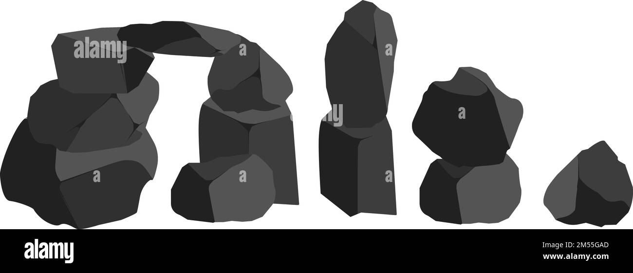 Basalt mining Stock Vector Images - Alamy