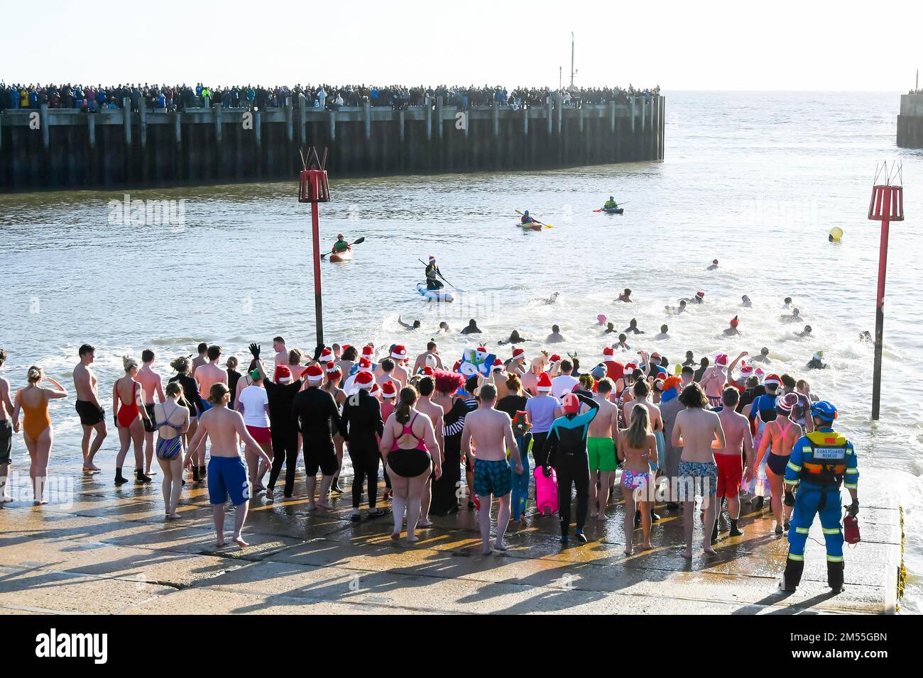 Boxing day revellers hi-res stock photography and images - Alamy