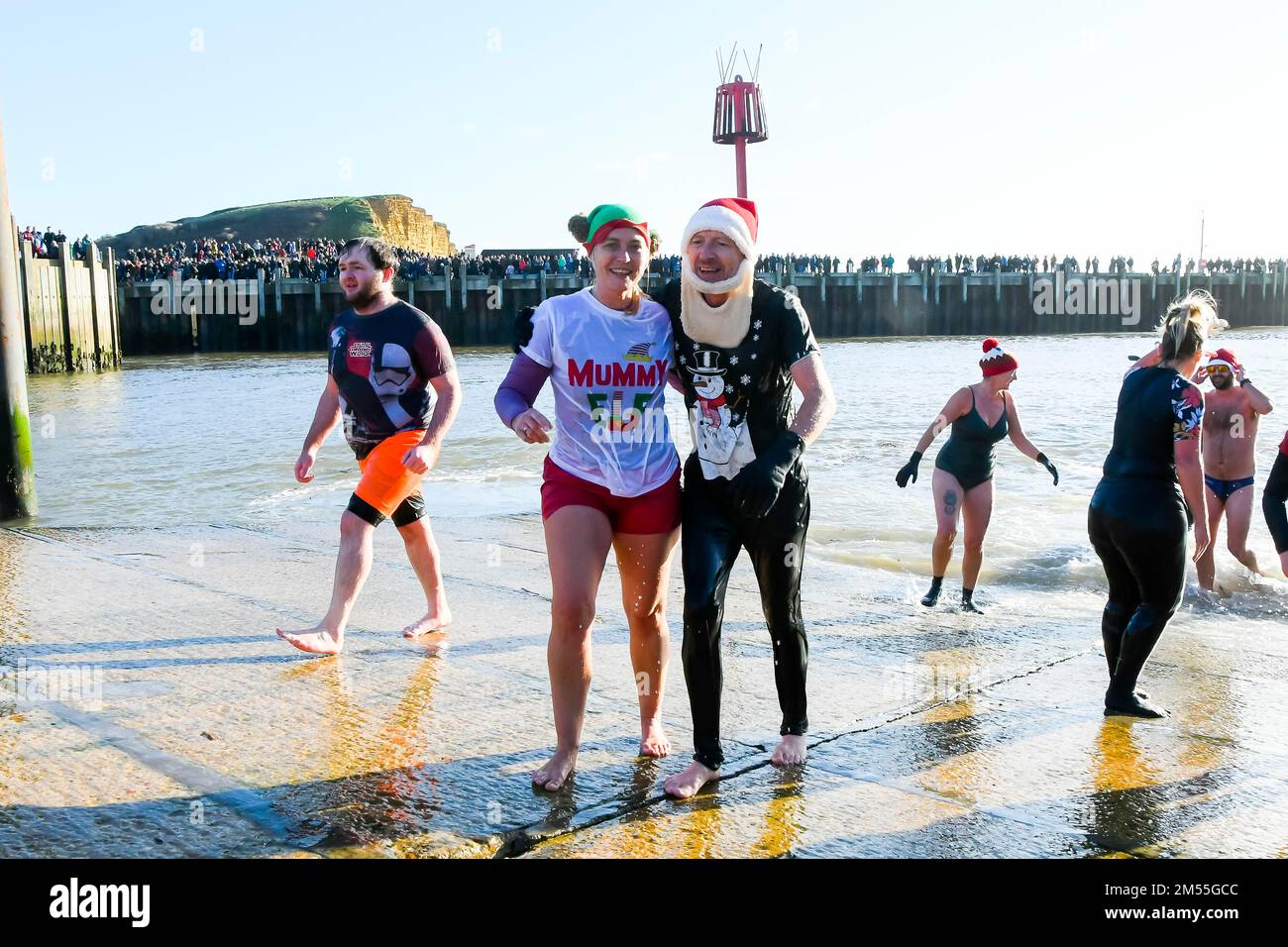 Boxing day revellers hi-res stock photography and images - Alamy