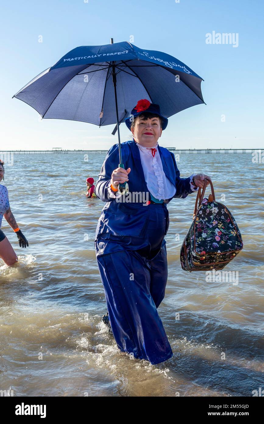 Jubilee Beach, Marine Parade, Southend on Sea, Essex, UK. 26th Dec ...