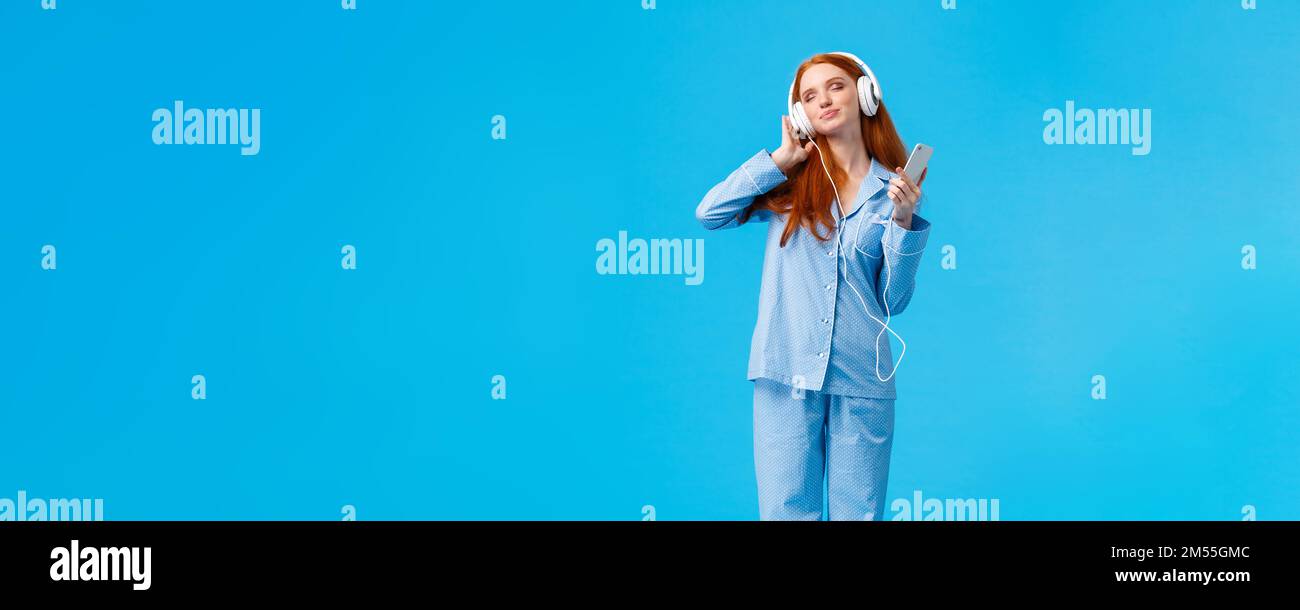 Vertical full-length portrait charming and tender, feminine cute ...