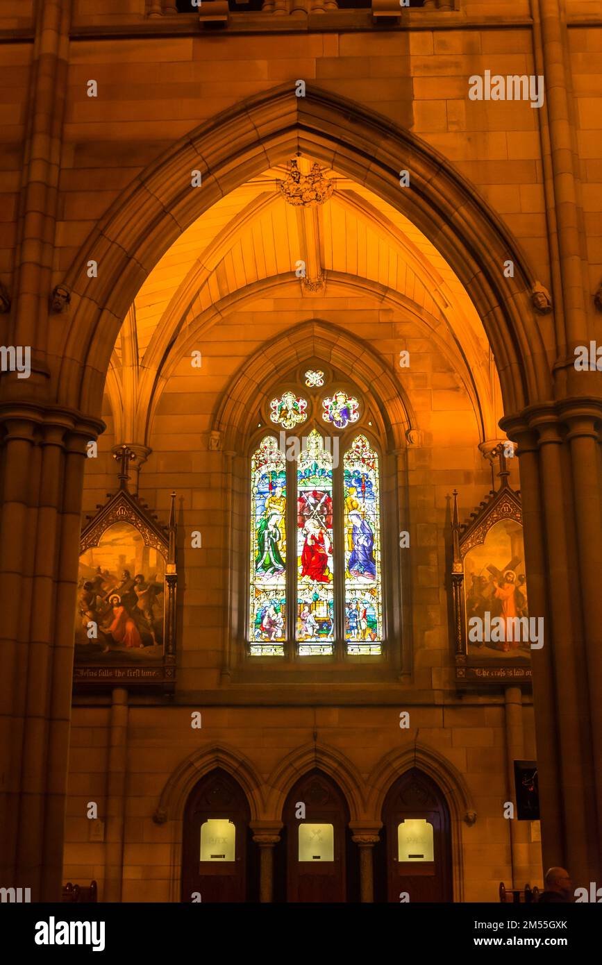 St Mary's Cathedral, a Neo-Gothic church which is the spiritual home of ...