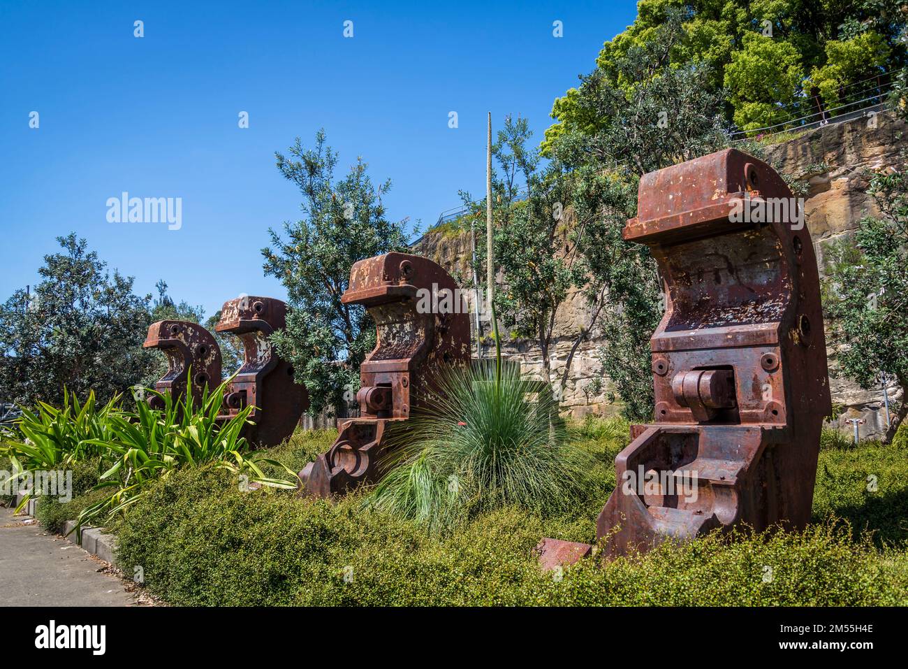 Historical Beam Benders used in 1940s, Cockatoo Island, a UNESCO World ...