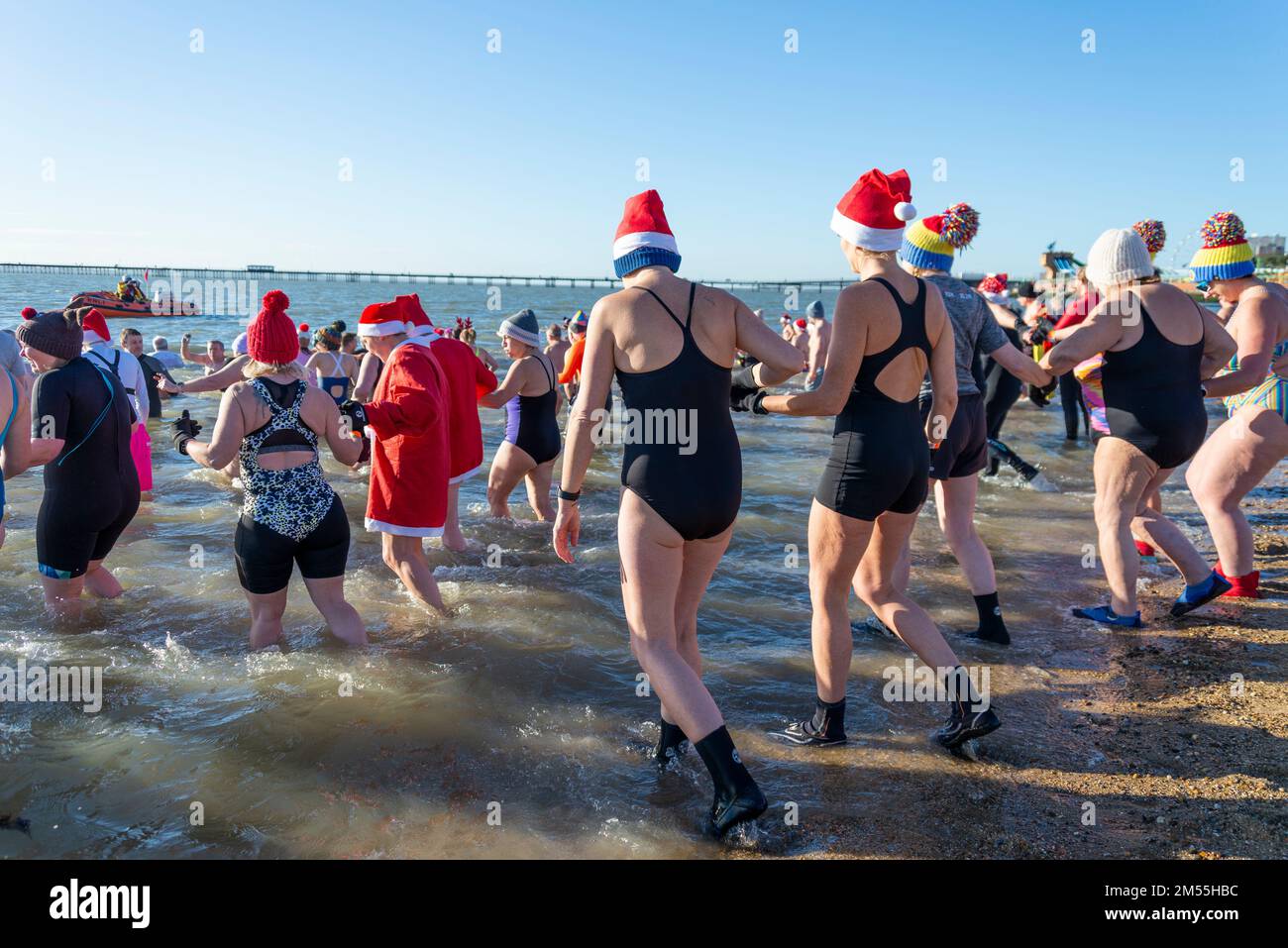 Jubilee Beach, Marine Parade, Southend on Sea, Essex, UK. 26th Dec ...