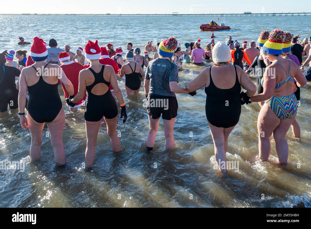 Jubilee Beach, Marine Parade, Southend on Sea, Essex, UK. 26th Dec ...