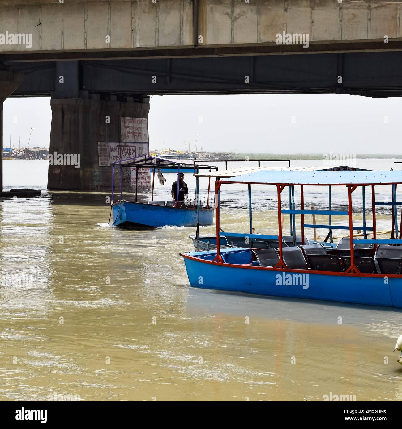 Ganga as seen in Garh Mukteshwar, Uttar Pradesh, India, River Ganga is ...