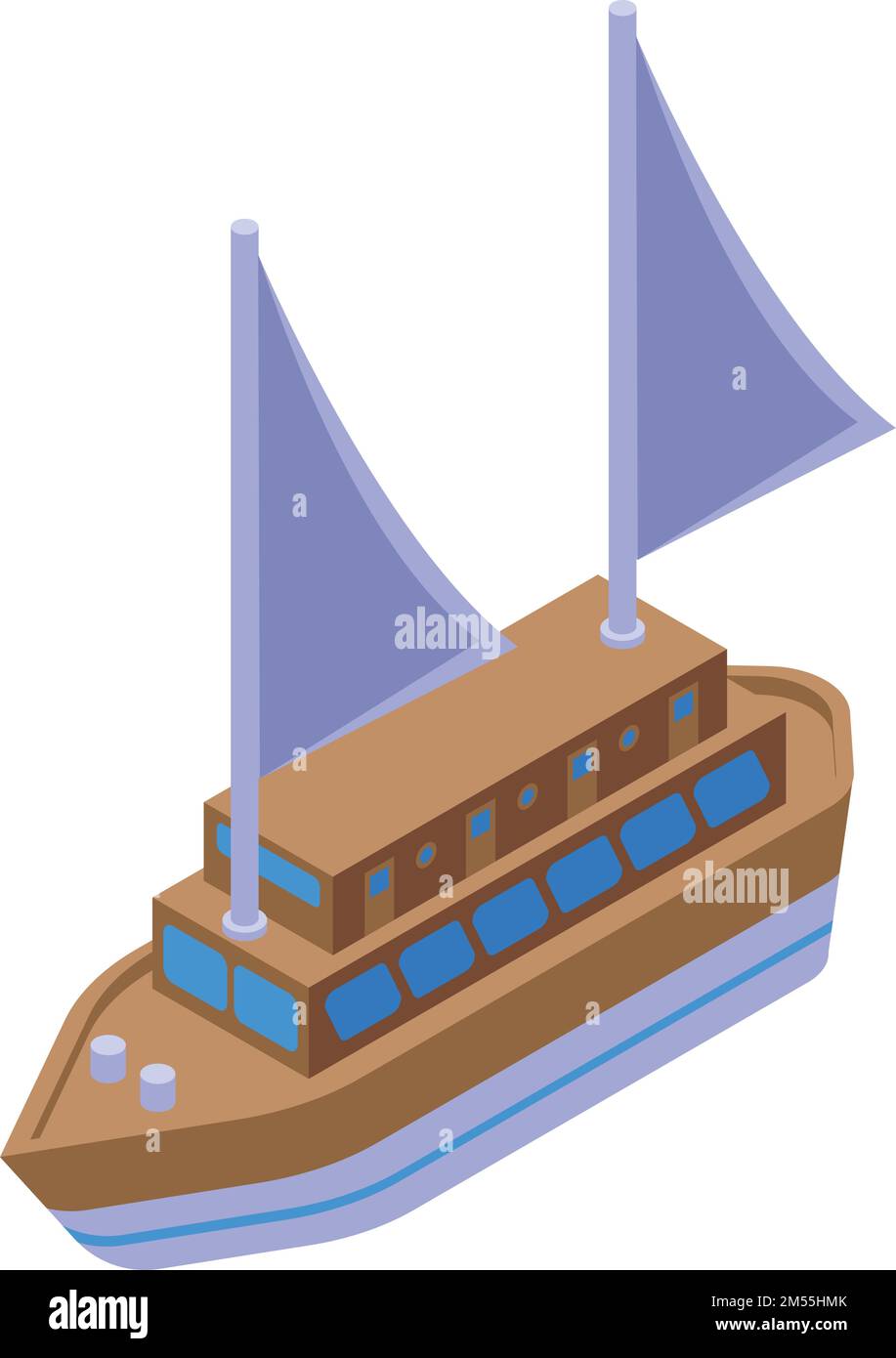 Croatia sea ship icon isometric vector. Cute culture. Summer tourism ...