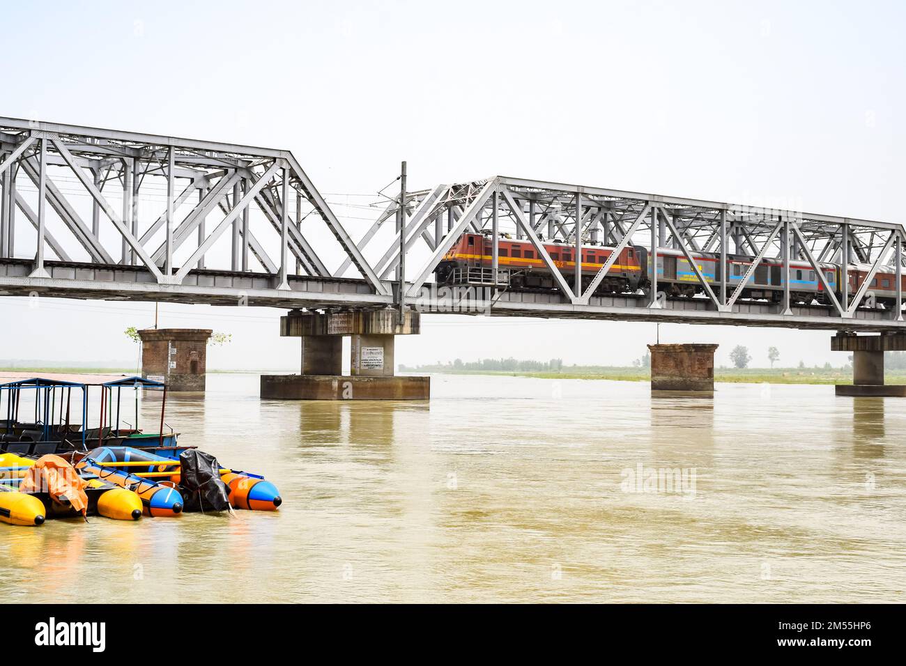 Ganga as seen in Garh Mukteshwar, Uttar Pradesh, India, River Ganga is ...