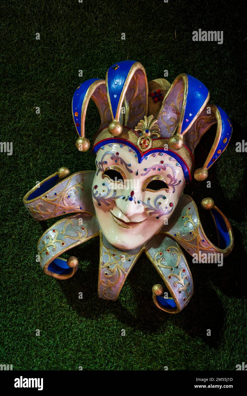 Colourful theatrical mask, Sydney, NSW, Australia Stock Photo - Alamy