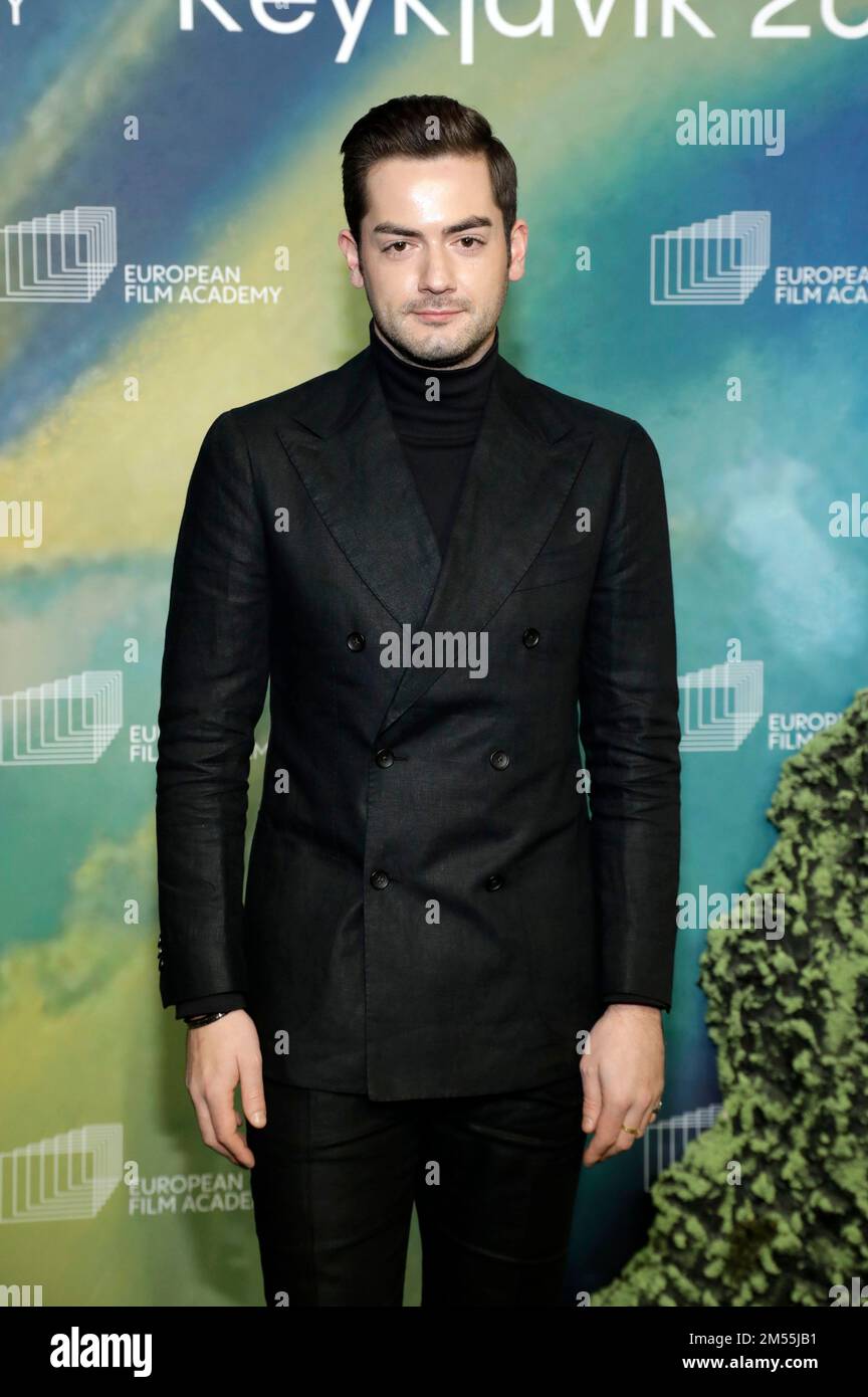Michiel Dhont attending the 35th European Film Awards 2022 at Harpa ...