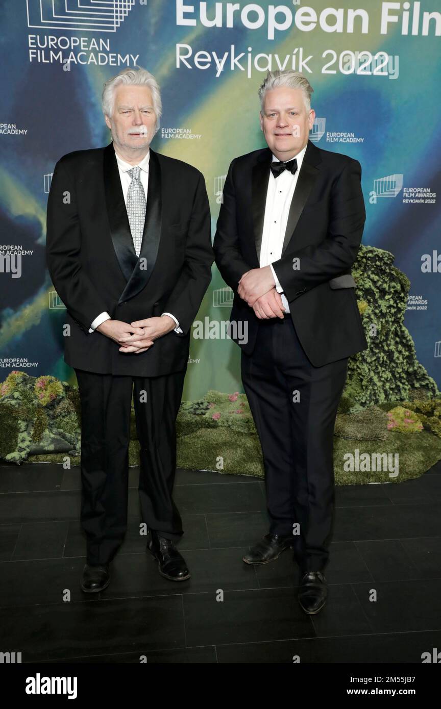 Fridrik Thor Fridriksson and guest attending the 35th European Film ...