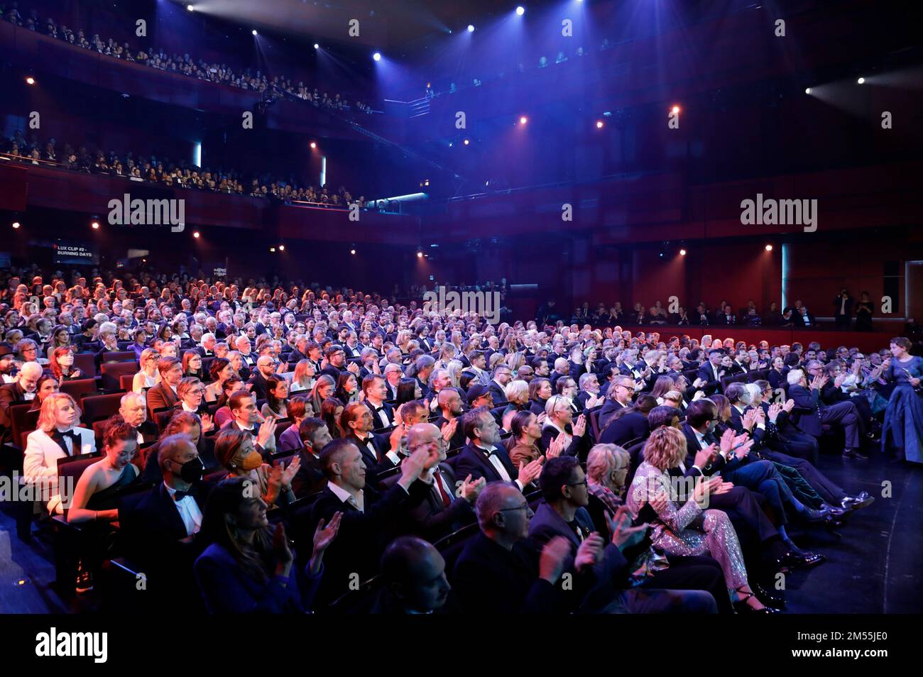 Atmosphere during the 35th European Film Awards 2022 at Harpa ...