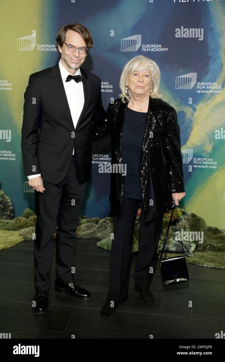 Margarethe von Trotta and her son Felix Moeller attending the 35th ...