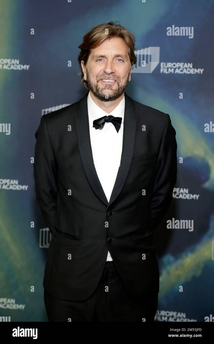Ruben Östlund attending the 35th European Film Awards 2022 at Harpa ...