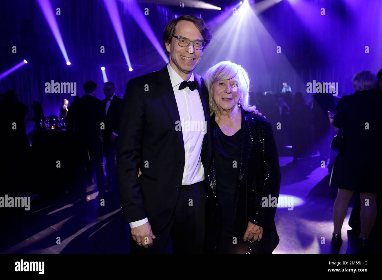 Margarethe von Trotta and her son Felix Moeller attending the 35th ...