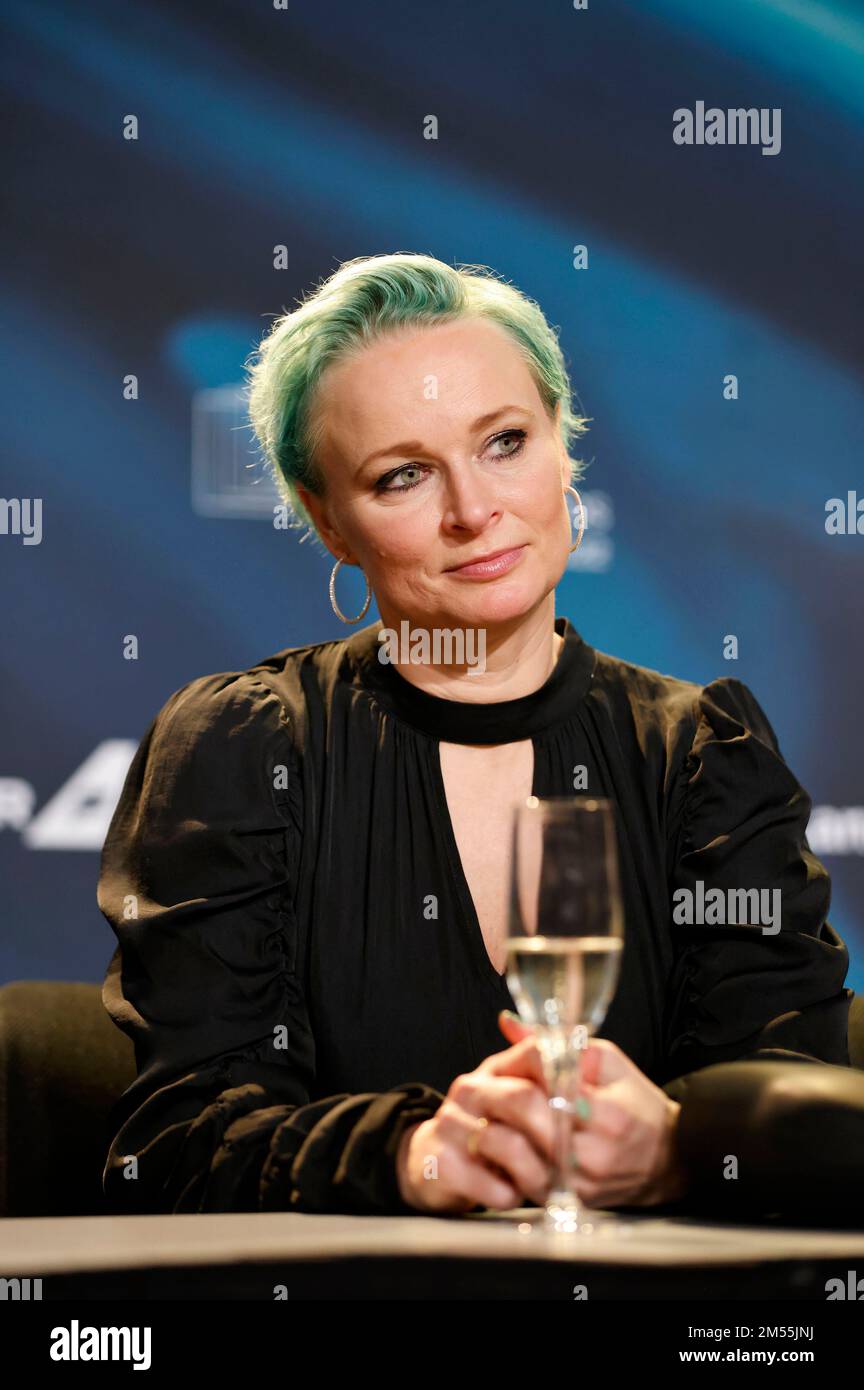 Vicki Berlin attending the 35th European Film Awards 2022 at Harpa ...