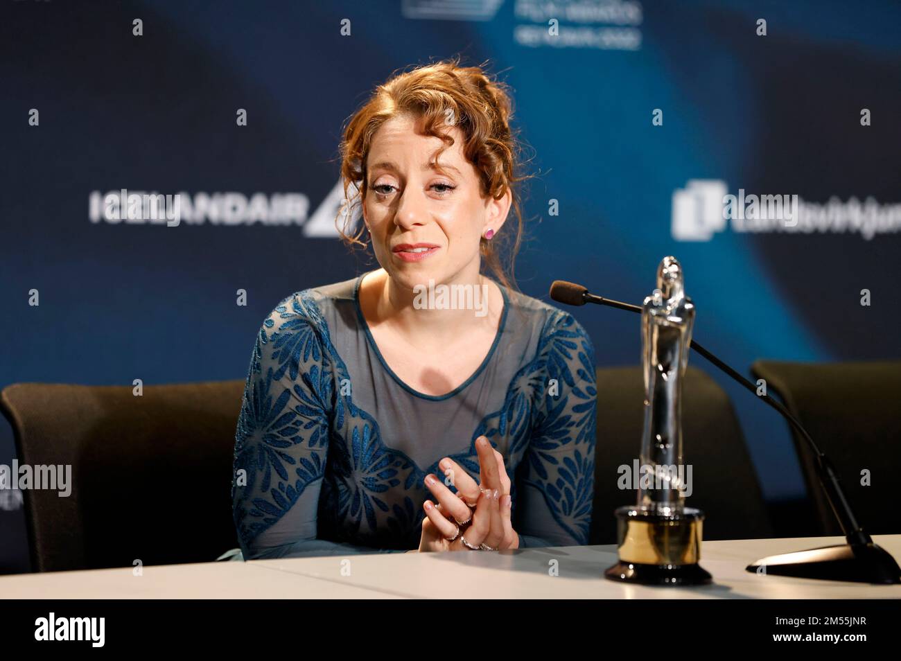 Laura Samani attending the 35th European Film Awards 2022 at Harpa ...