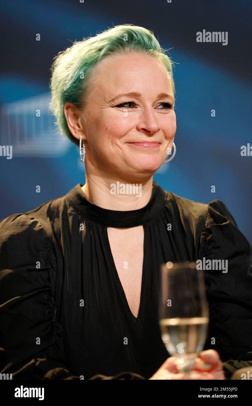 Vicki Berlin attending the 35th European Film Awards 2022 at Harpa ...