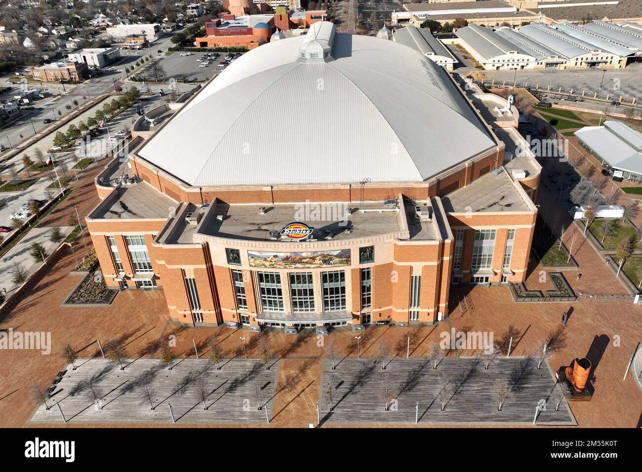 A general overall aerial view of Dickies Arena, Tuesday, Dec. 20, 2022 ...