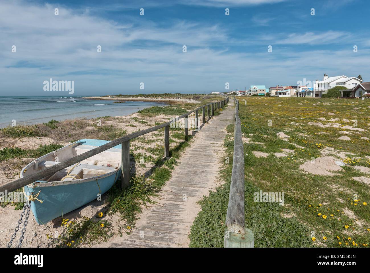 Struisbaai, South Africa - Sep 21, 2022: A beach scene in Struisbaai ...