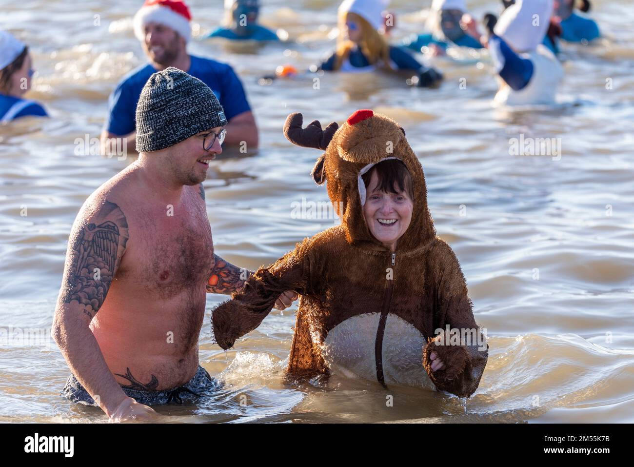 Jubilee Beach, Marine Parade, Southend on Sea, Essex, UK. 26th Dec ...
