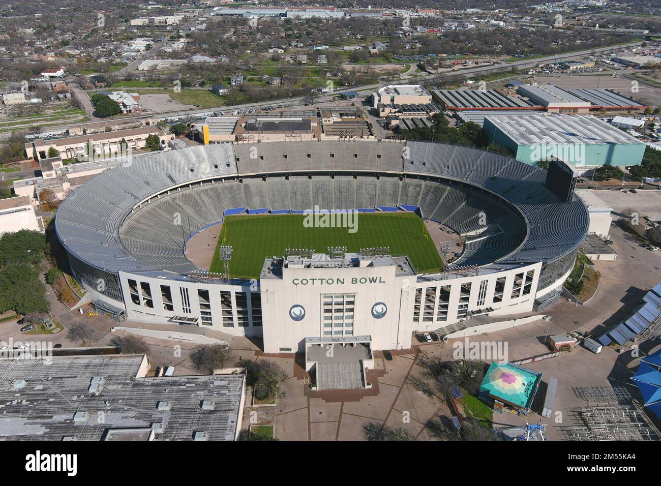 Aerial View Of Cotton Bowl Stadium at Vincent Flora blog