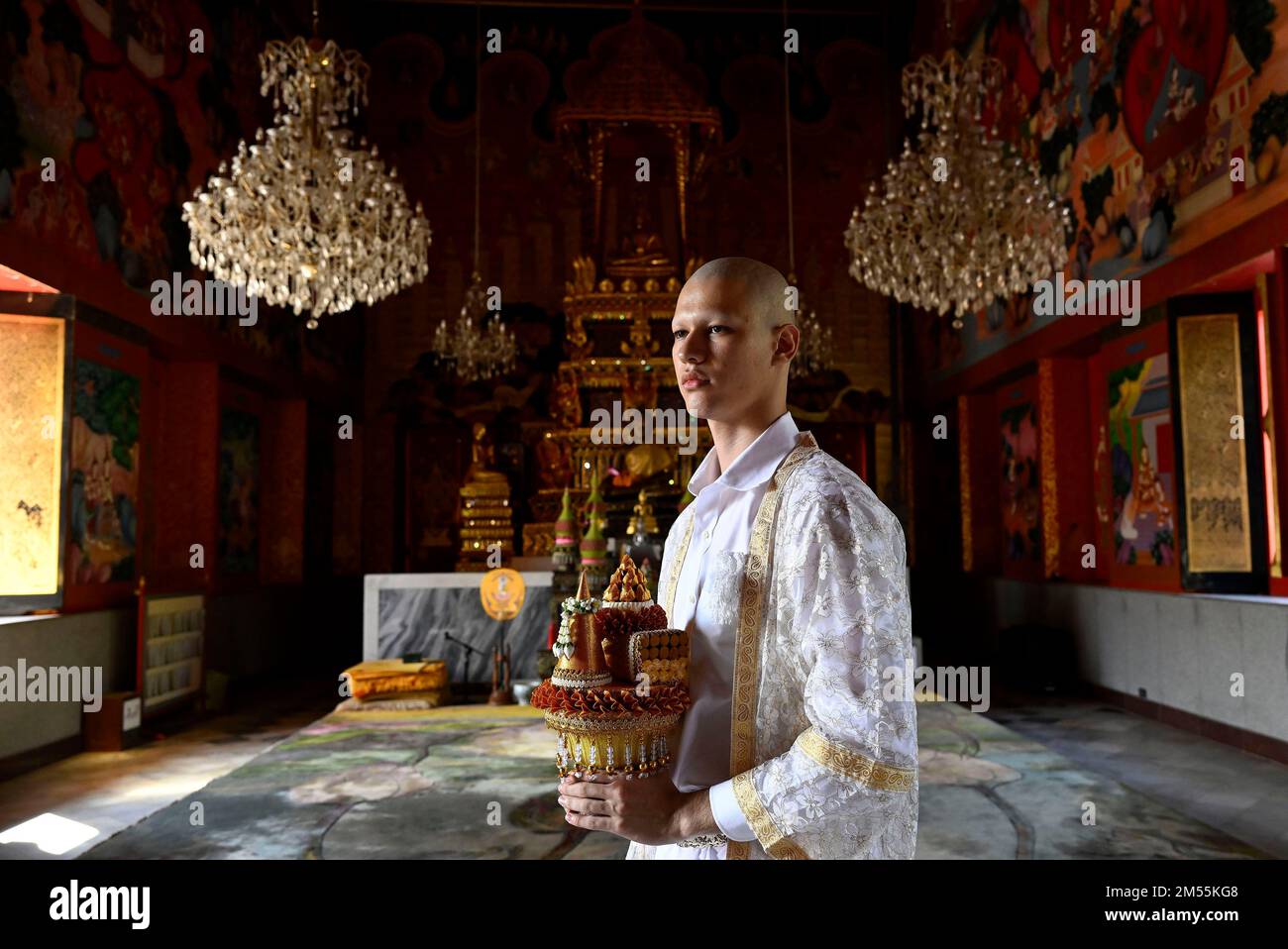 Bangkok, Thailand. 25th Dec, 2022. William Bicknell as he poses for a ...