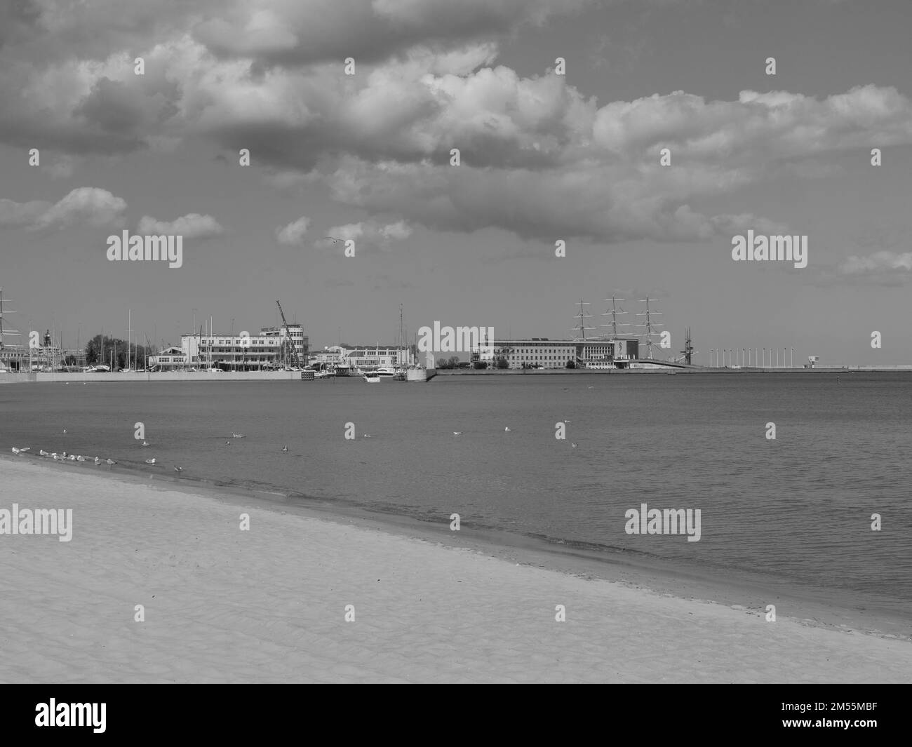 Gdynia and the baltic sea in poland Stock Photo - Alamy