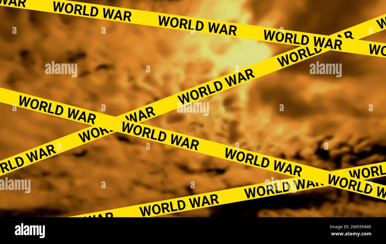 world war streeps on dark blur war background. Ukraine vs russia ...