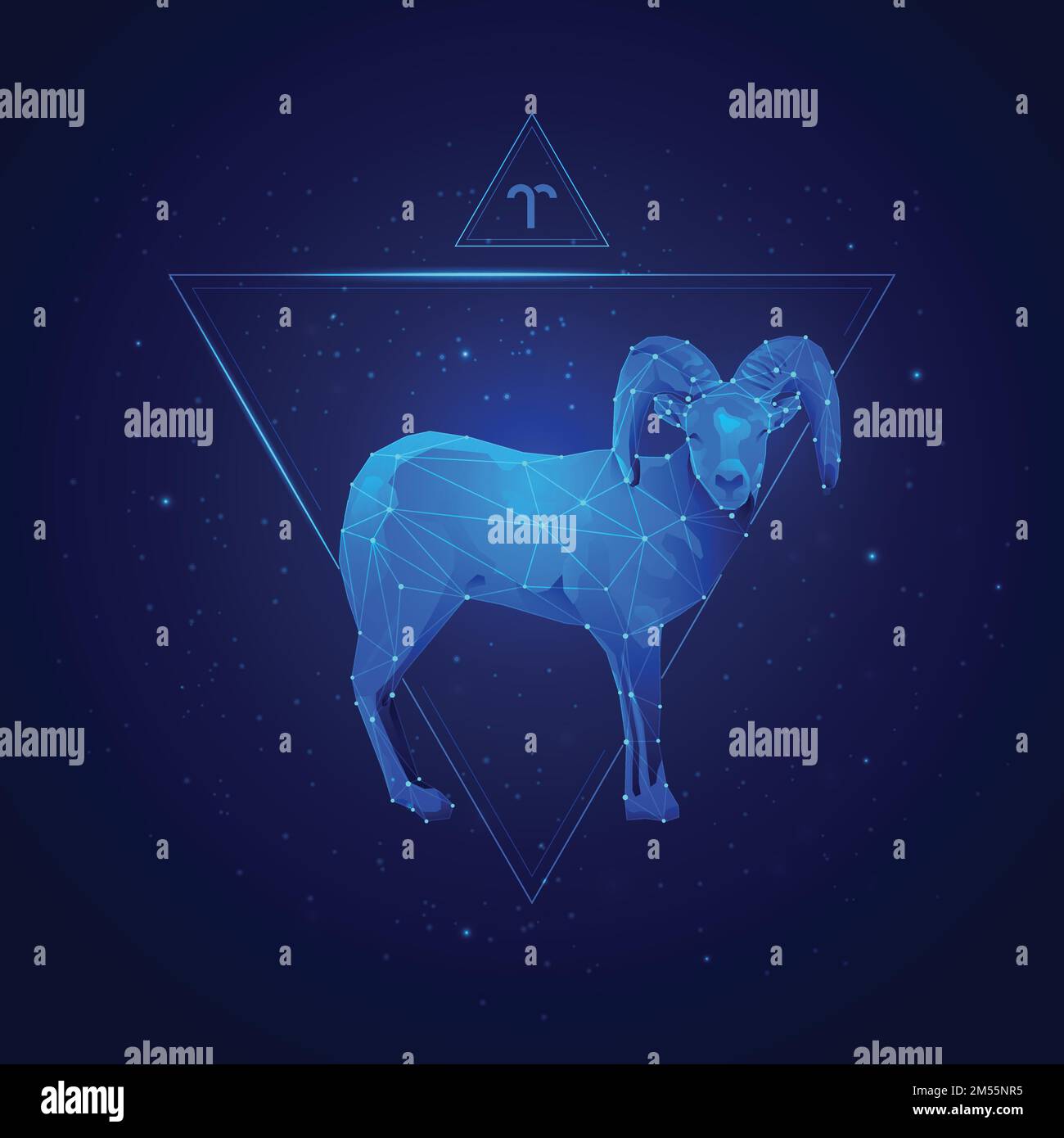 Constellation star sheep astrology sign hi-res stock photography and ...