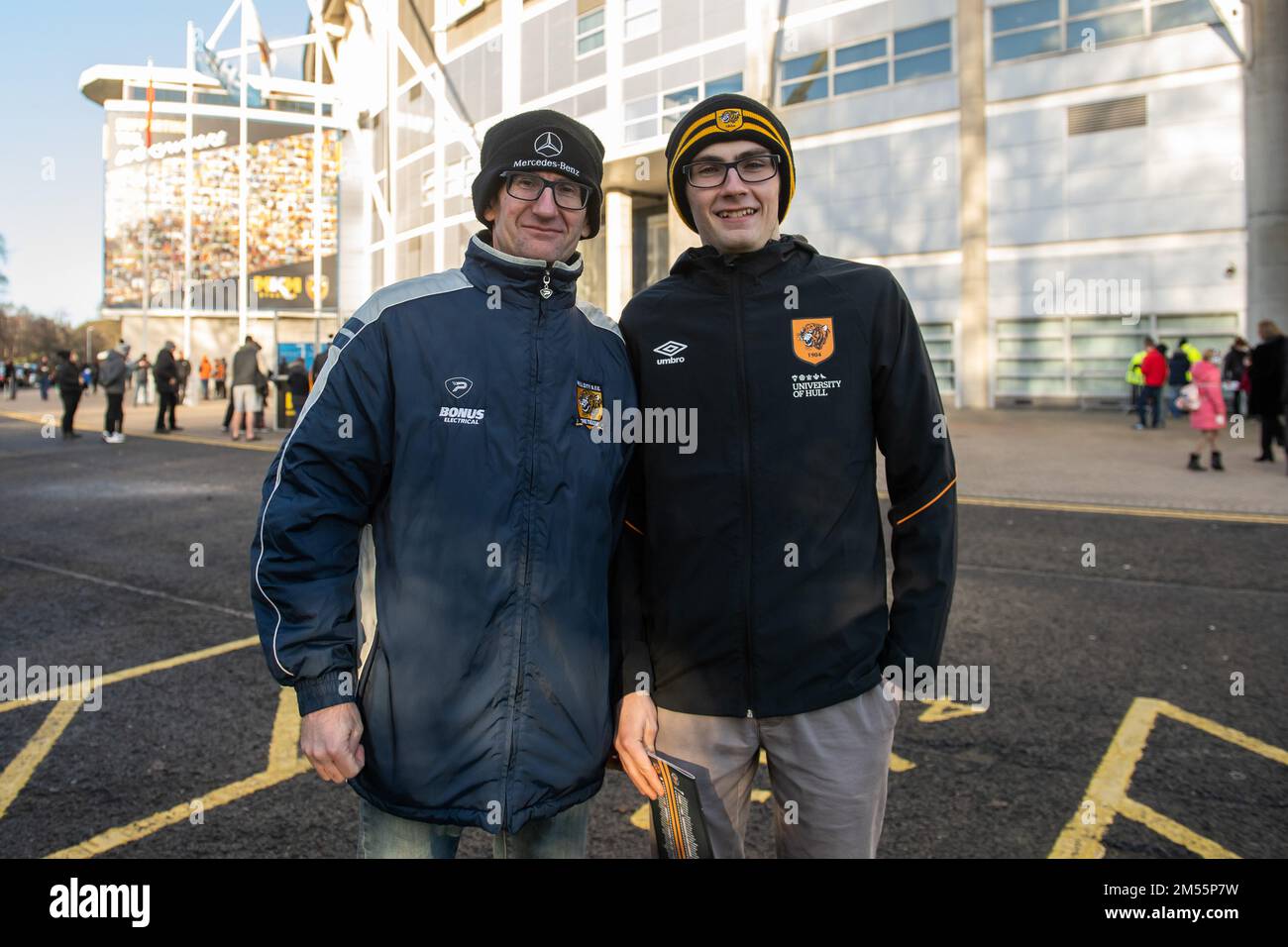 Hull City Fans arrive ahead of the Sky Bet Championship match Hull City ...
