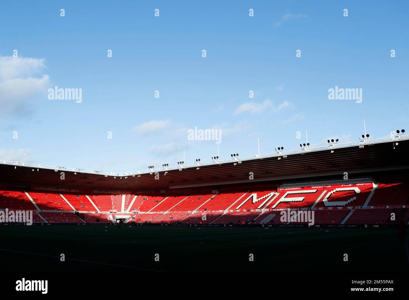 A general view inside the stadium ahead of the Sky Bet Championship ...