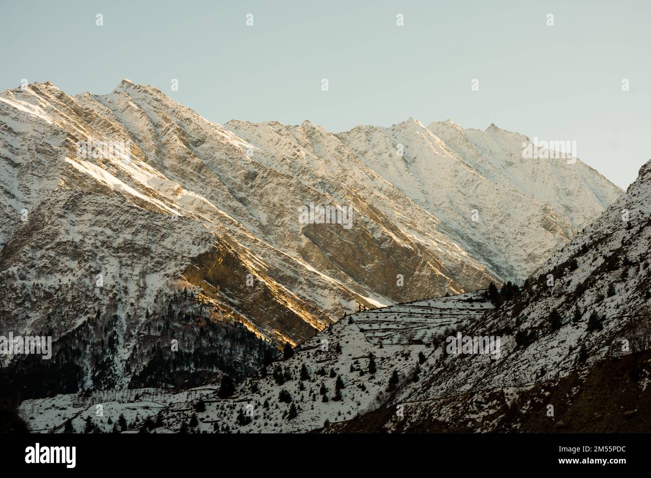 Panoramic beautiful view of mount Ama Dablam with beautiful sky on the ...