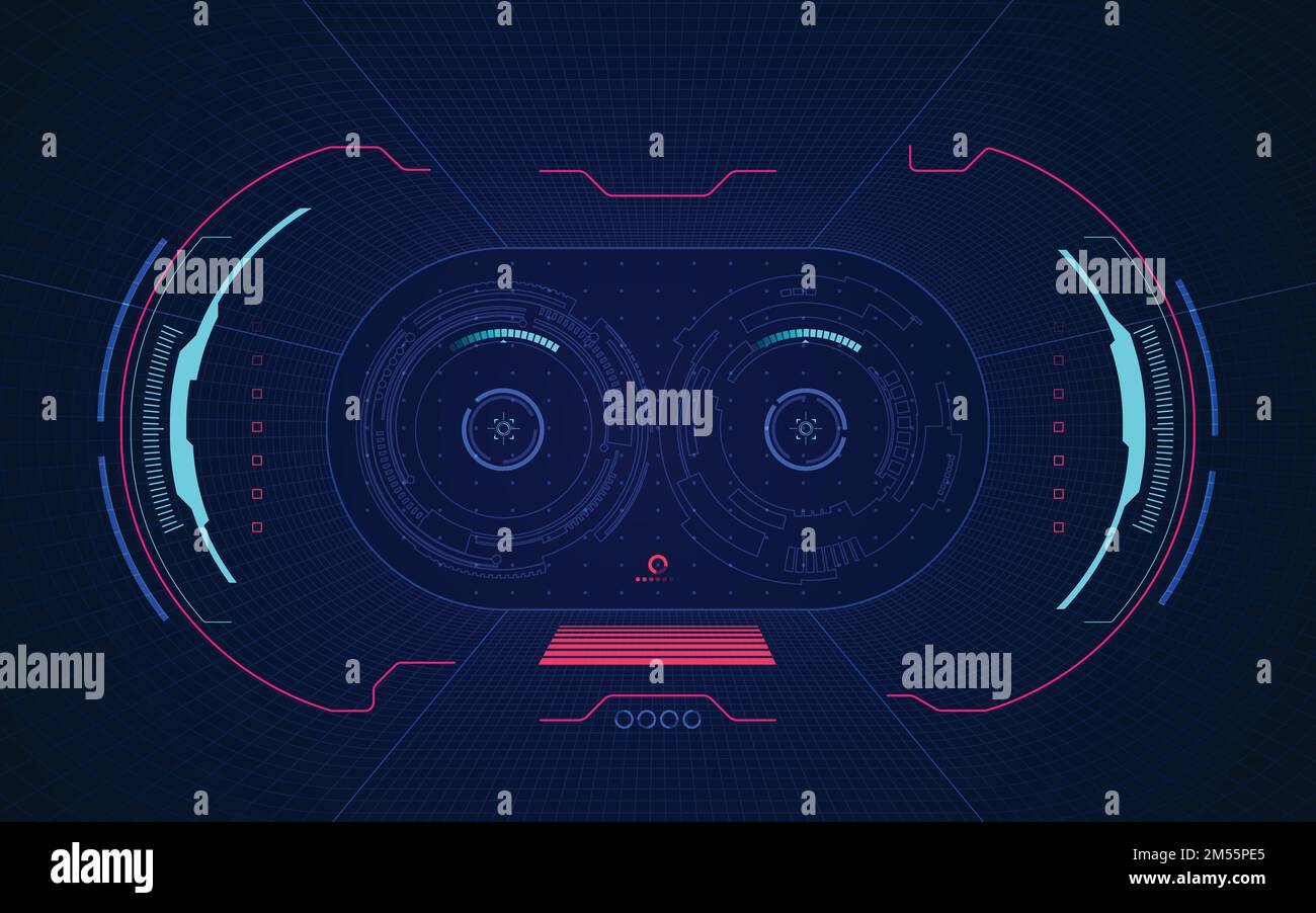 Futuristic gaming screen panel hi-res stock photography and images - Alamy