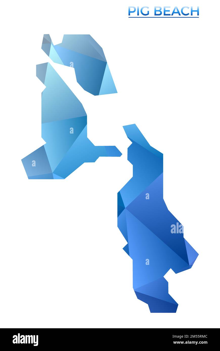 Pig beach map hi-res stock photography and images - Alamy