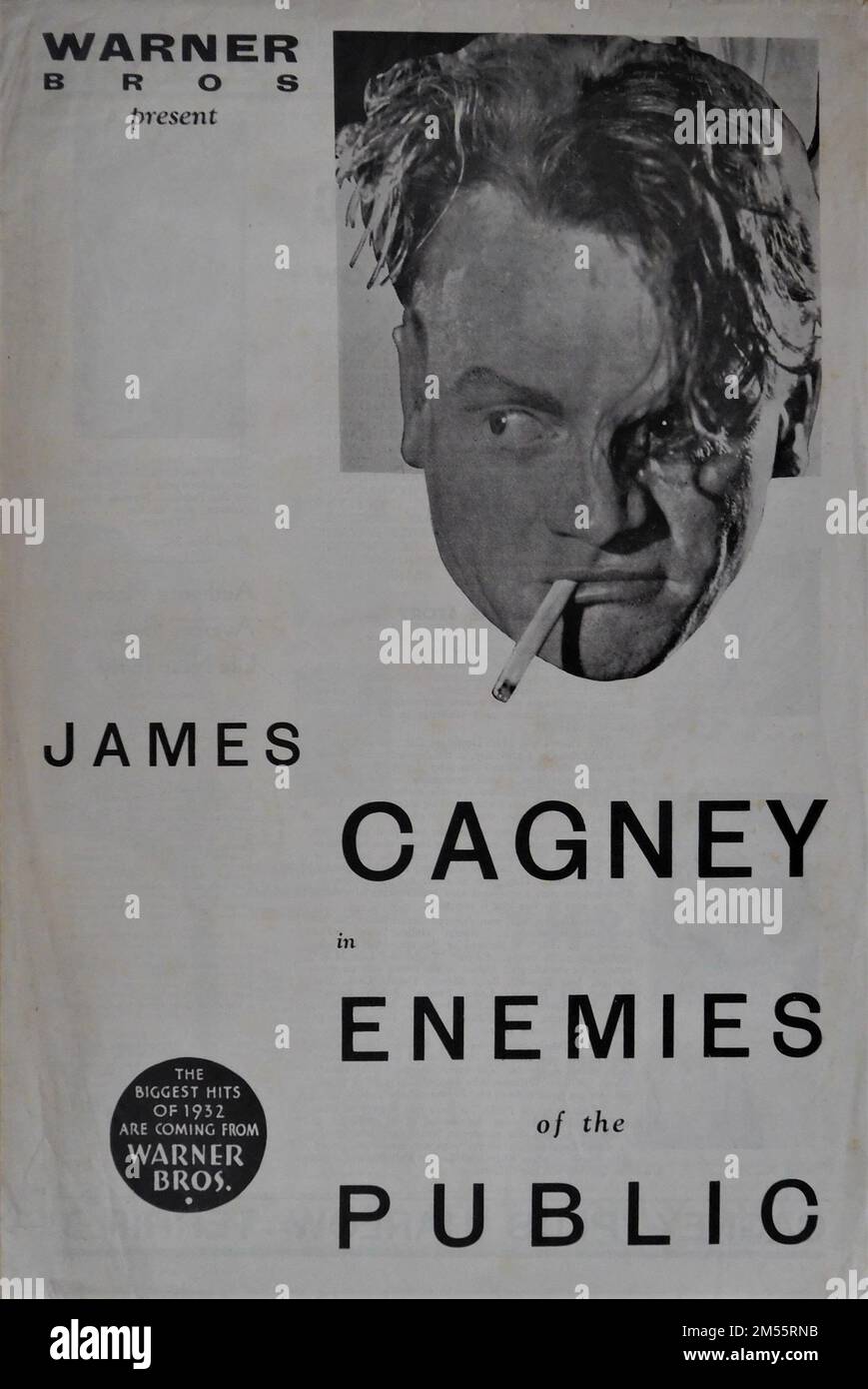 Front Cover of Original Release British Pressbook for JAMES CAGNEY in ...