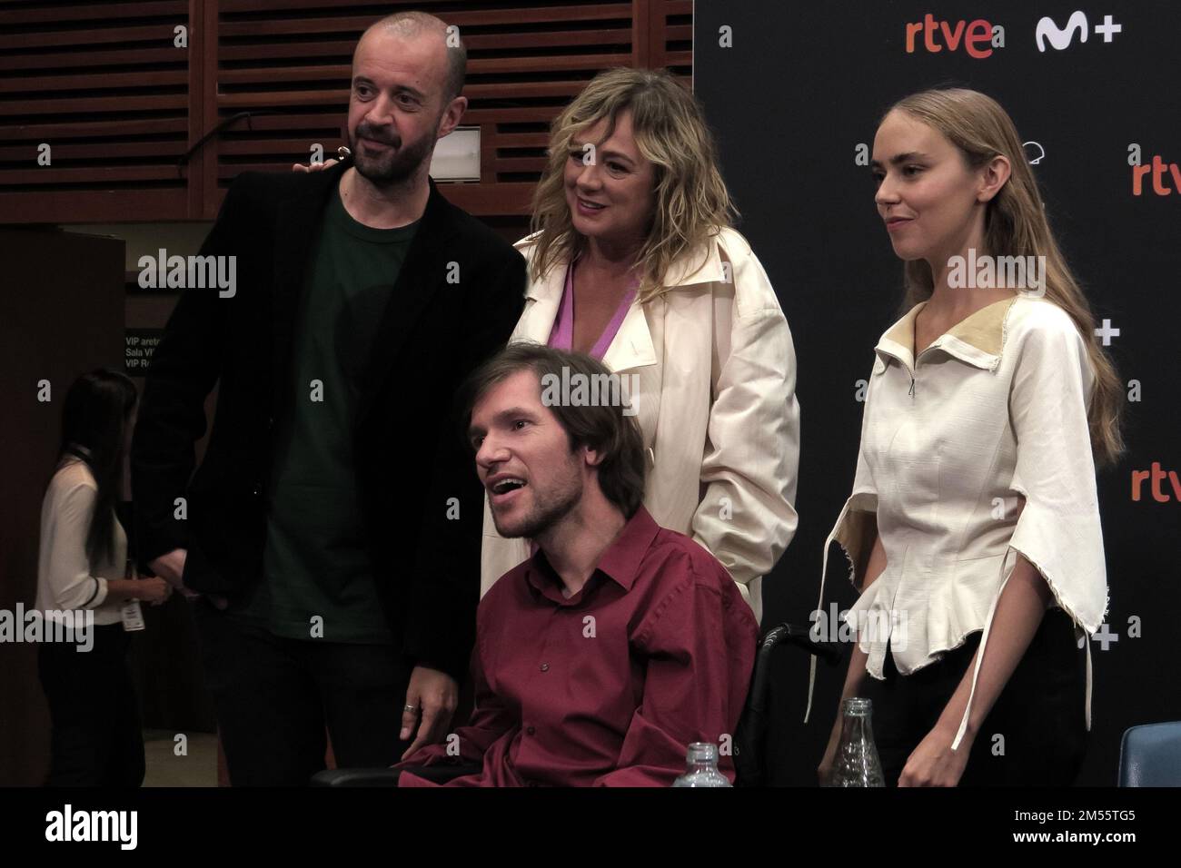 The cast and Fernando Franco of "The Rite of Spring" posing at the Film ...