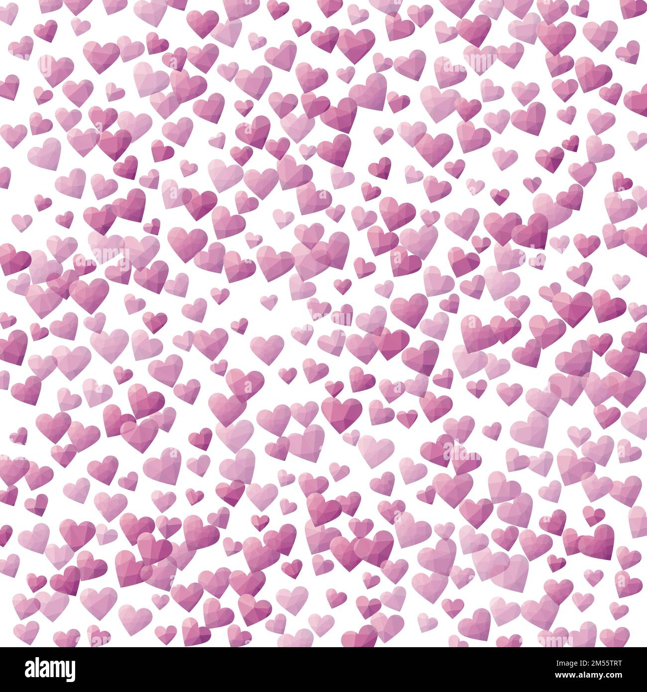 Falling Pink Diamonds Background