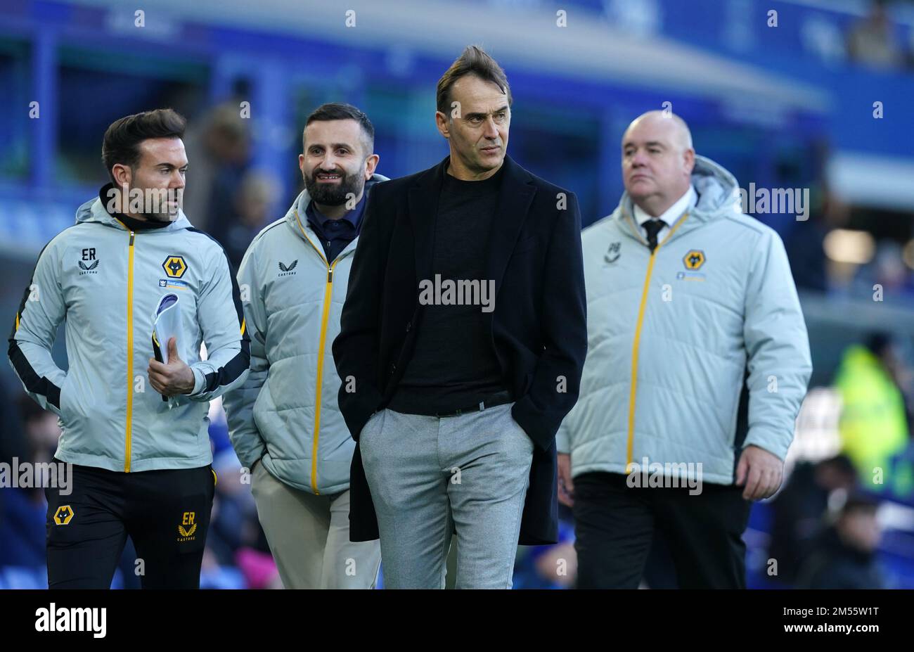 Wolverhampton Wanderers manager Julen Lopetegui prior to the Premier ...