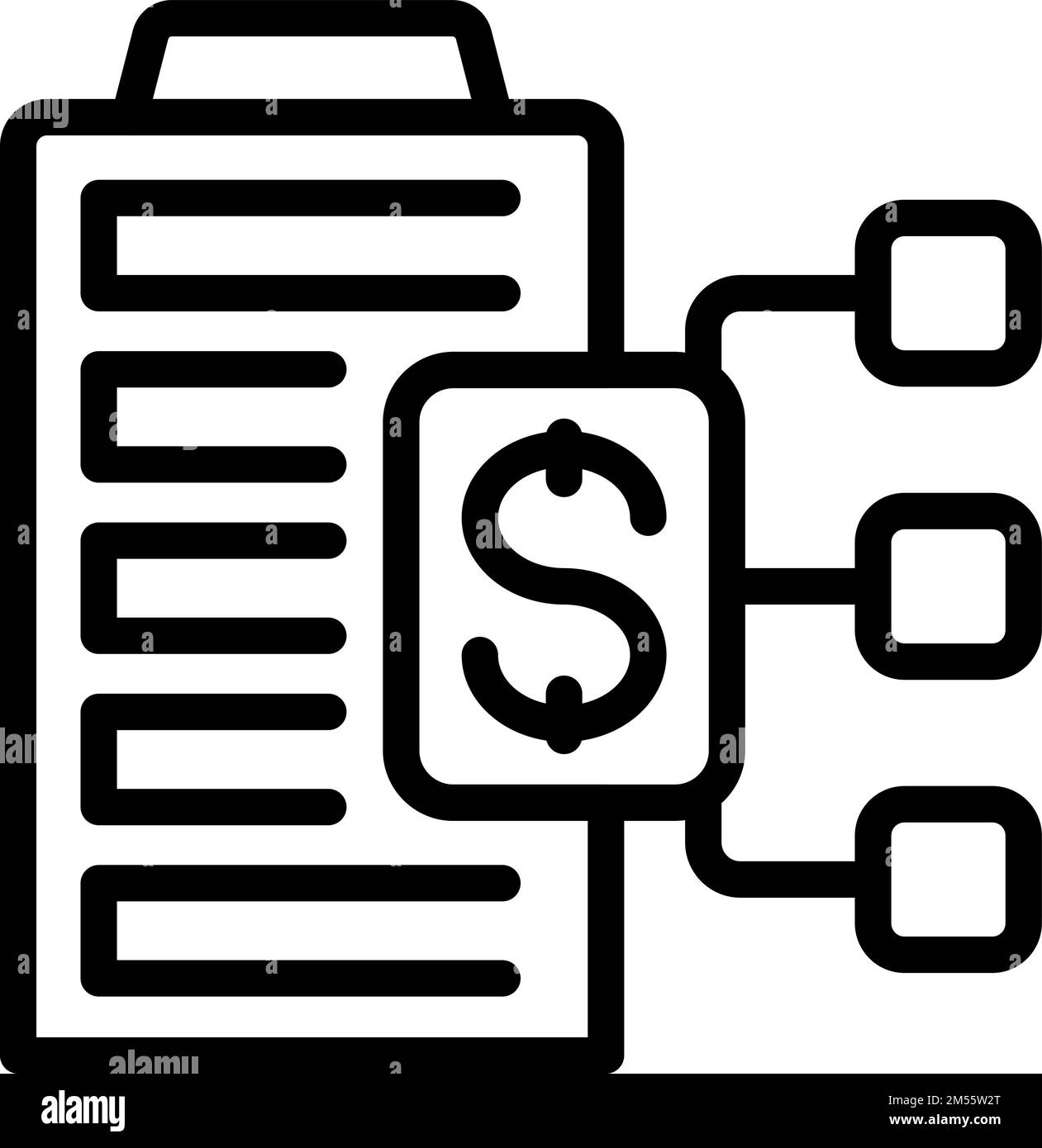 Revenue agency financial icon outline vector. Business scene. Tax ...