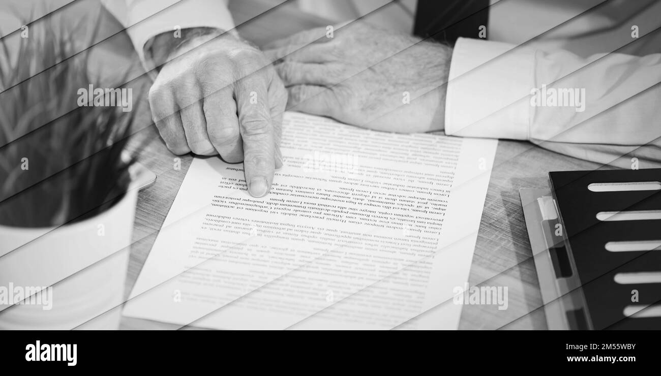 Checking documents Black and White Stock Photos & Images - Alamy