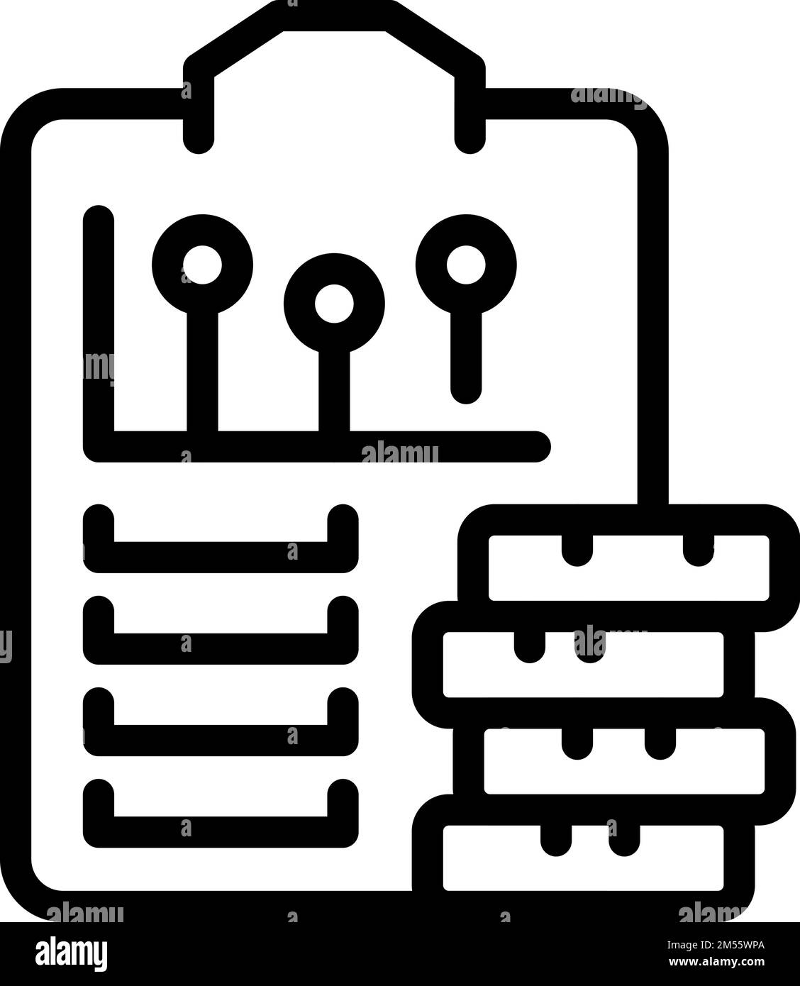 Online research icon outline vector. Business tax. Revenue agency Stock ...