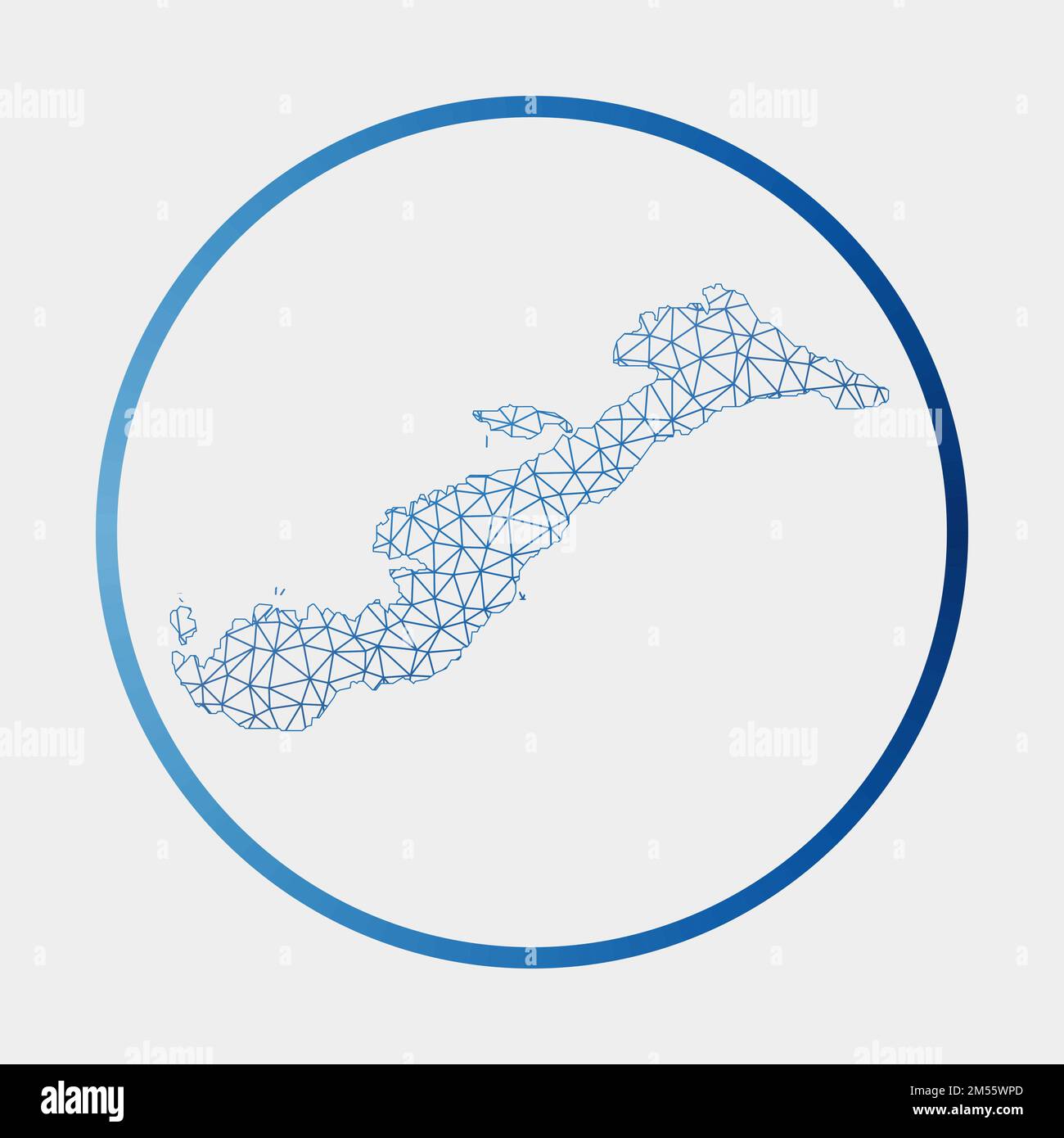 Amorgos icon. Network map of the island. Round Amorgos sign with ...