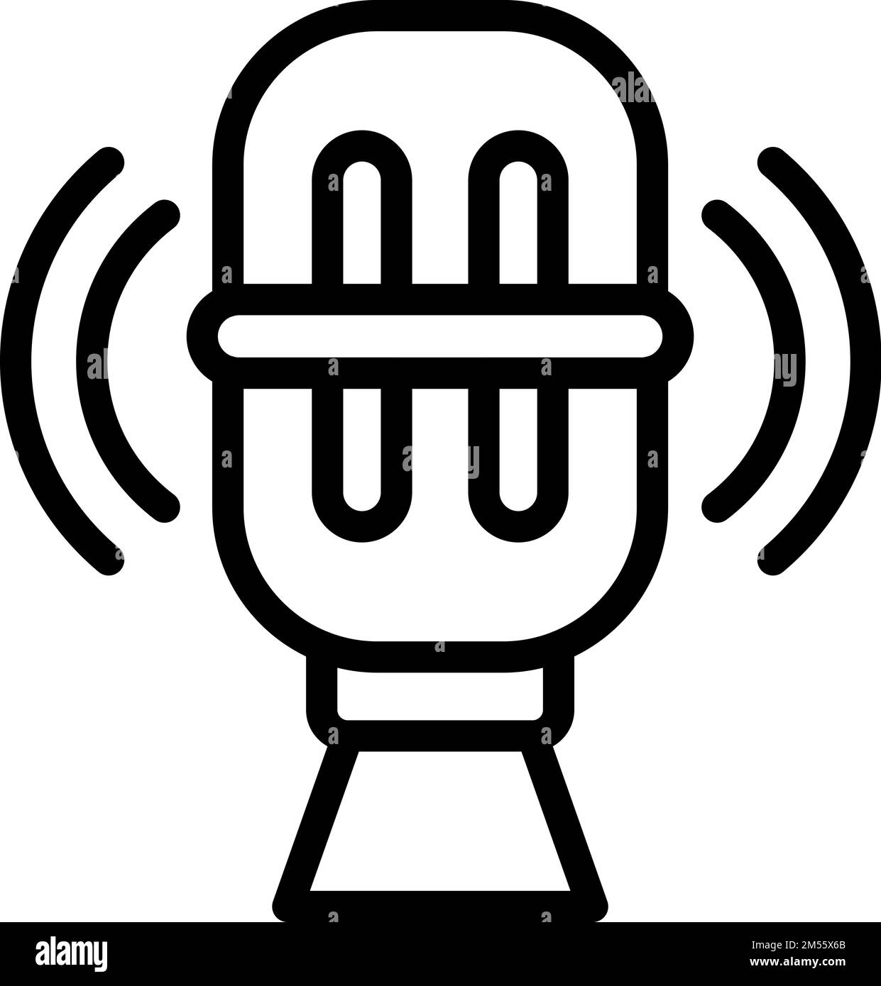 Radio student club icon outline vector. Study literature. Learn group ...