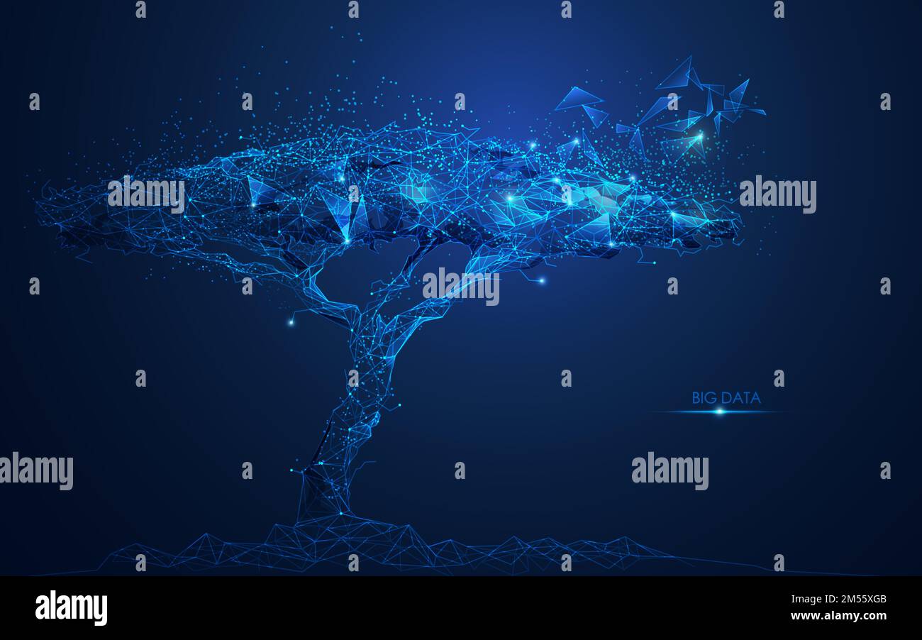 Polygon tree hi-res stock photography and images - Alamy