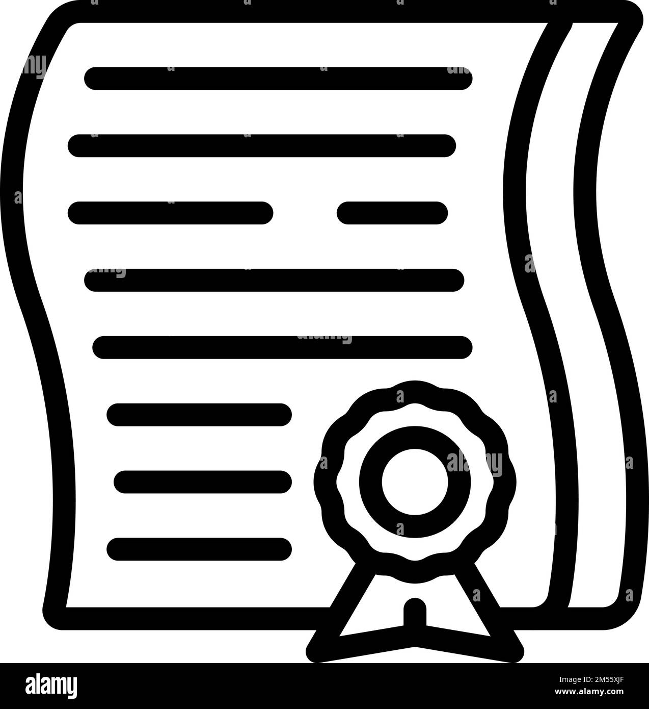 School diploma icon outline vector. Club student. Study literature ...